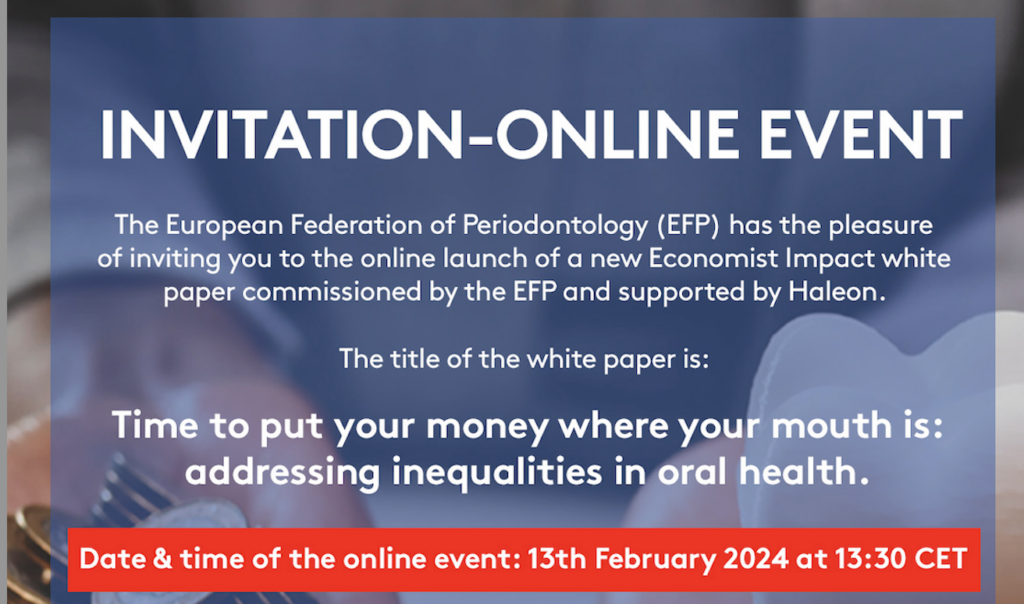 Neues EFP White Paper “Economist Impact” über Parodontitis und Karies – ÖGP